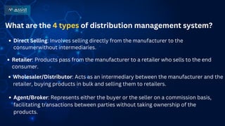 What Is Distribution Management System | PDF