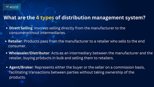 What Is Distribution Management System | PDF