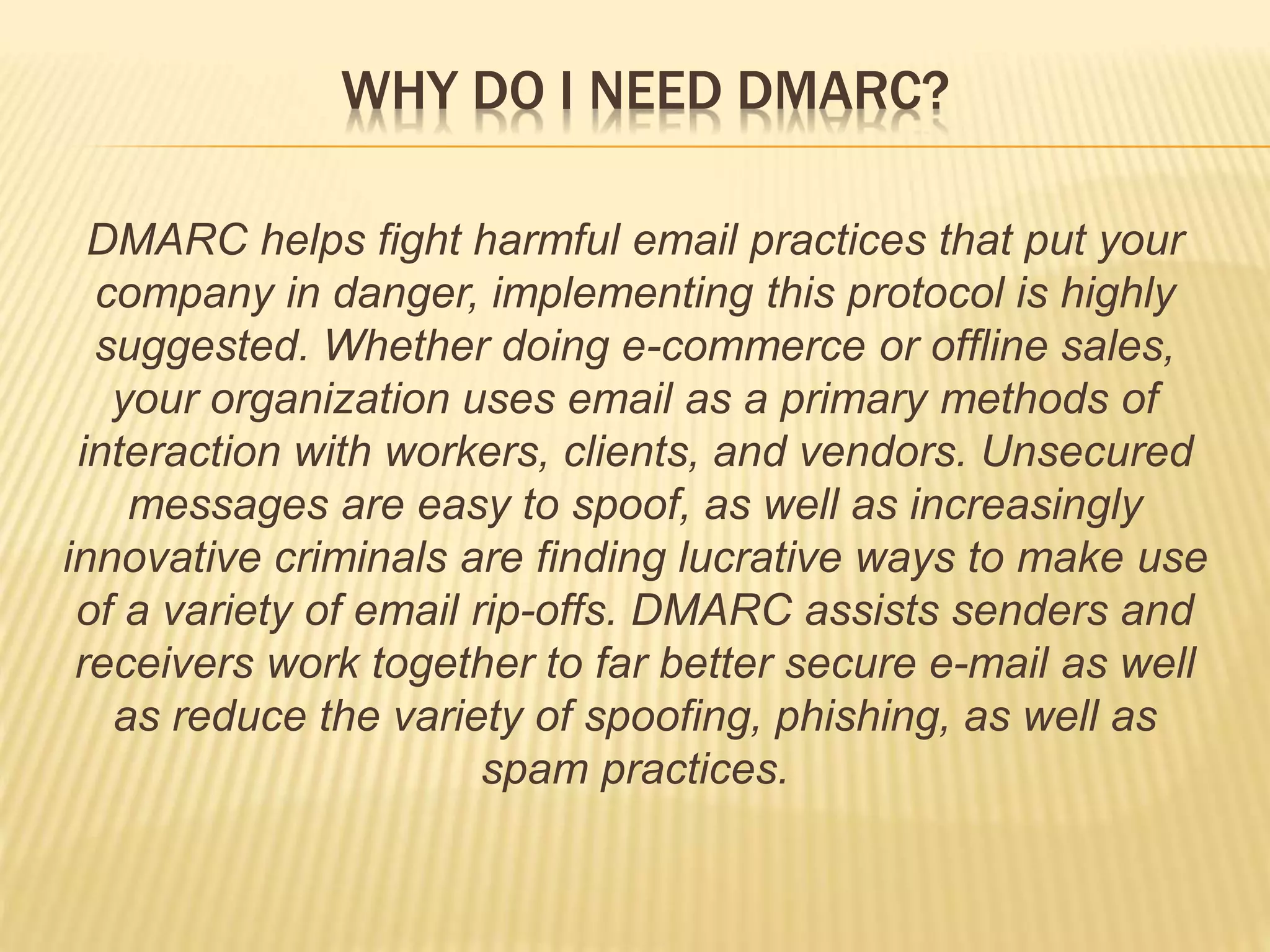 What is dmarc | PPT | Free Download