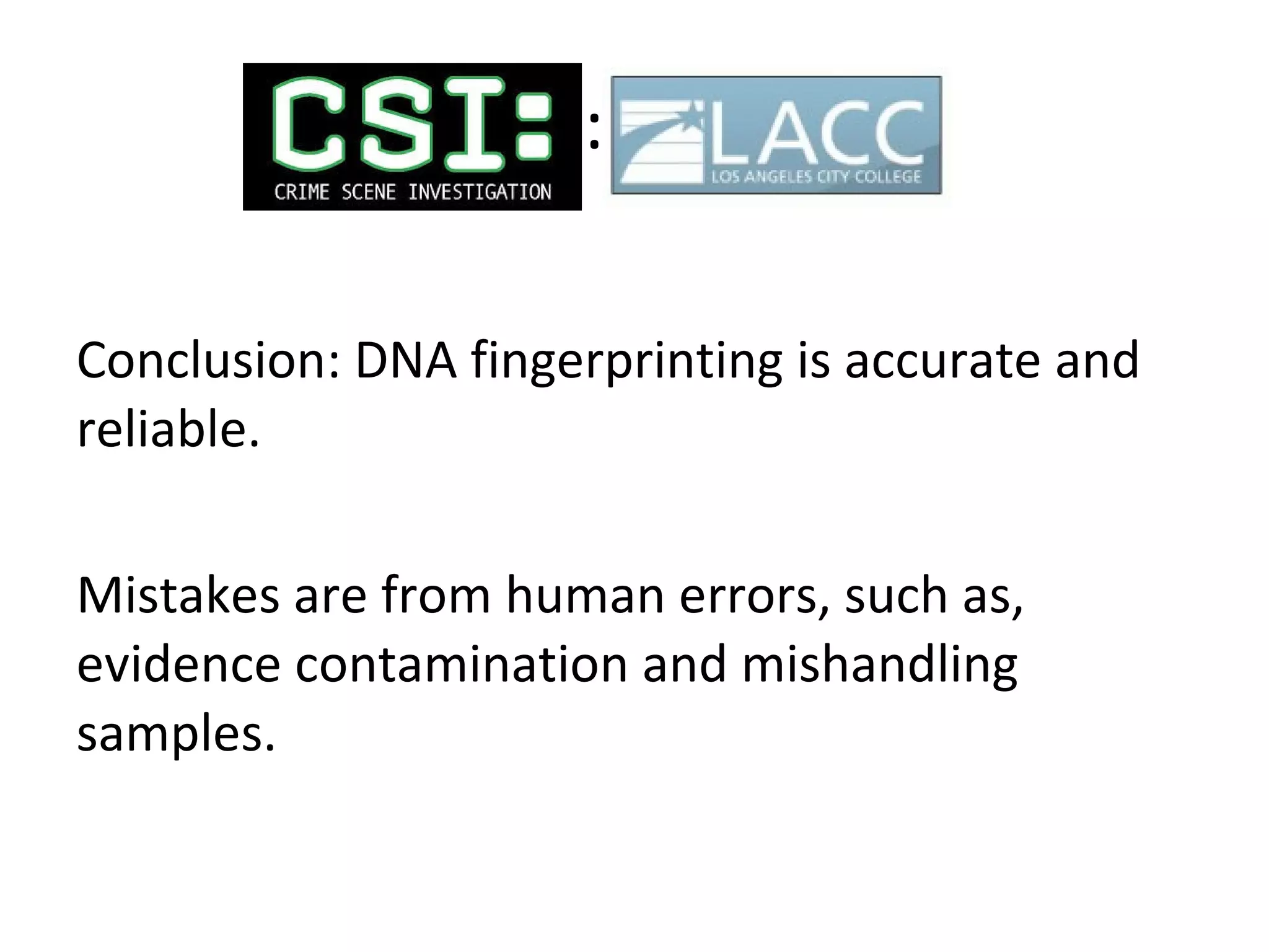 What is DNA fingerprinting? | PPT