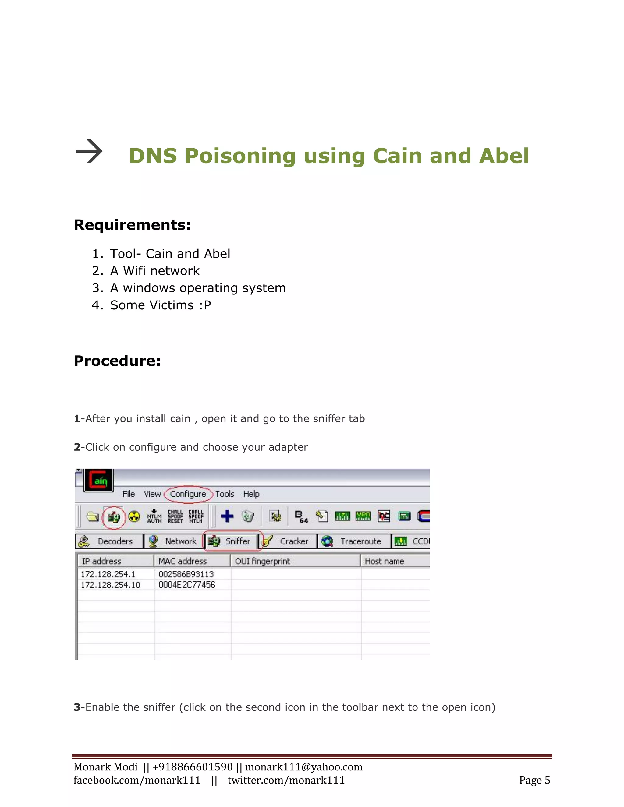 How DNS Poisoning works? | PDF