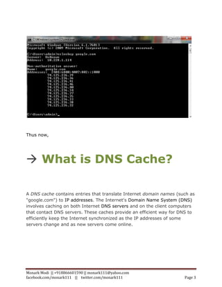 How DNS Poisoning works? | PDF