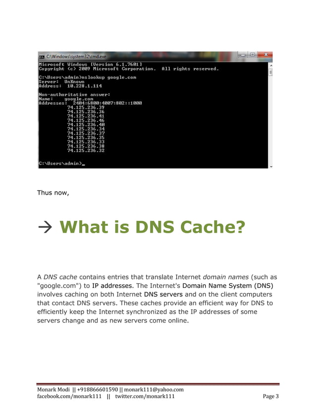 How DNS Poisoning works? | PDF