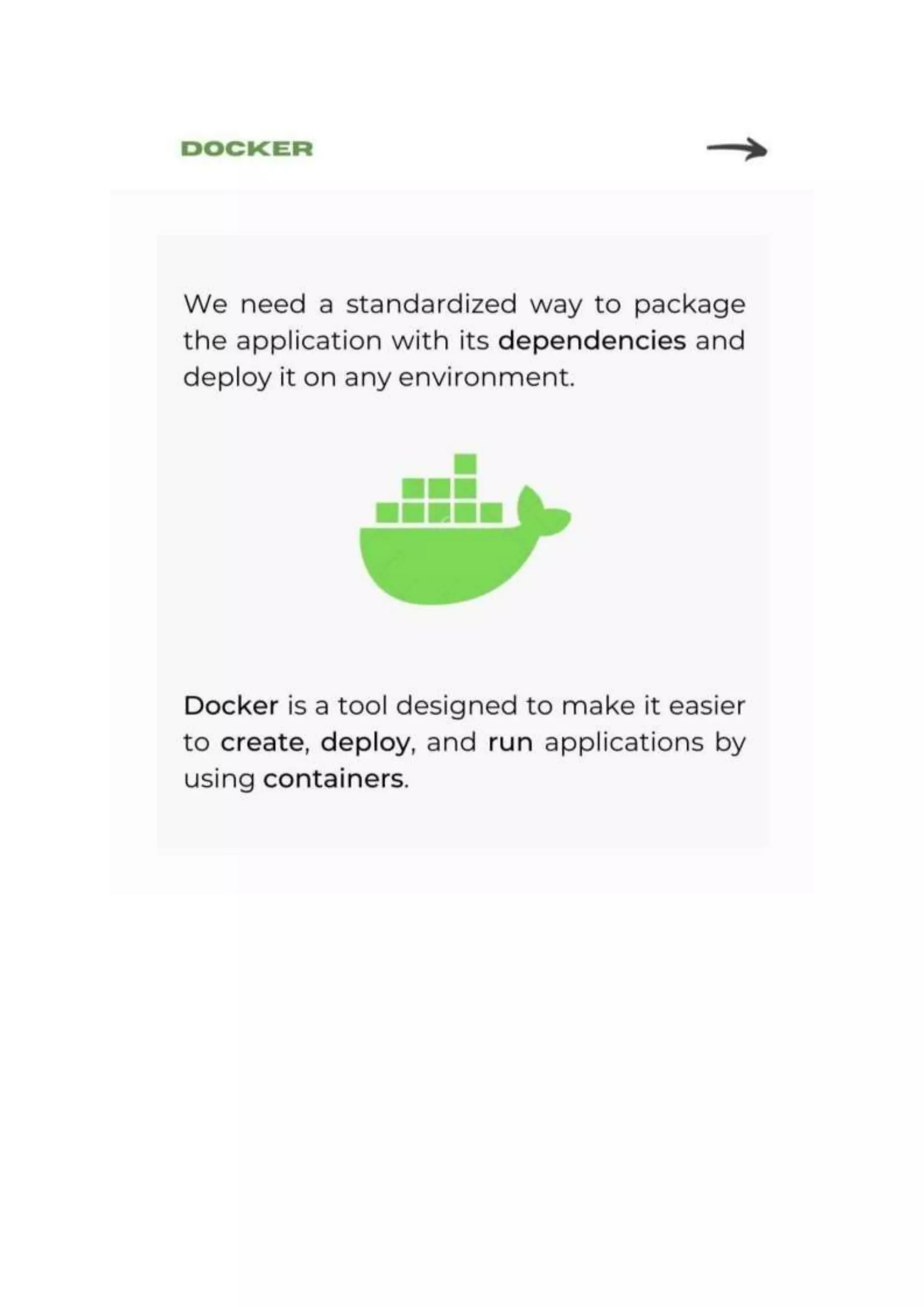 What is docker | DOCX