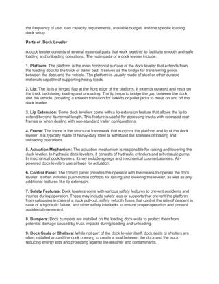 What is Dock Leveler.docx