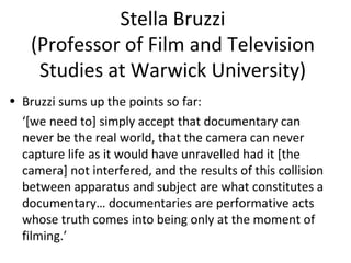 What is documentary - realist conventions | PPT