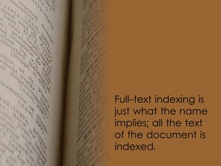 What is Document Indexing? A tutorial for intelligent data capture. | PPTX