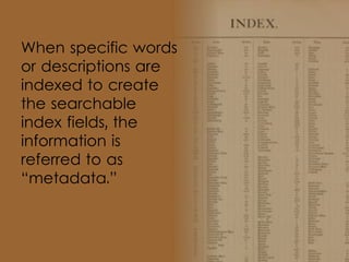 What is Document Indexing? A tutorial for intelligent data capture. | PPT