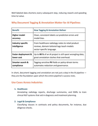 What Is Document Tagging & Annotation? Why It’s Critical for AI ...