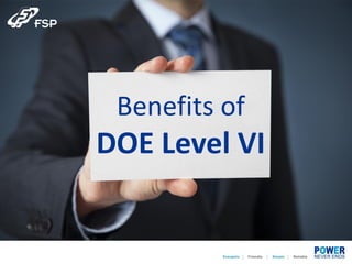 What is doe level 6 | PPT