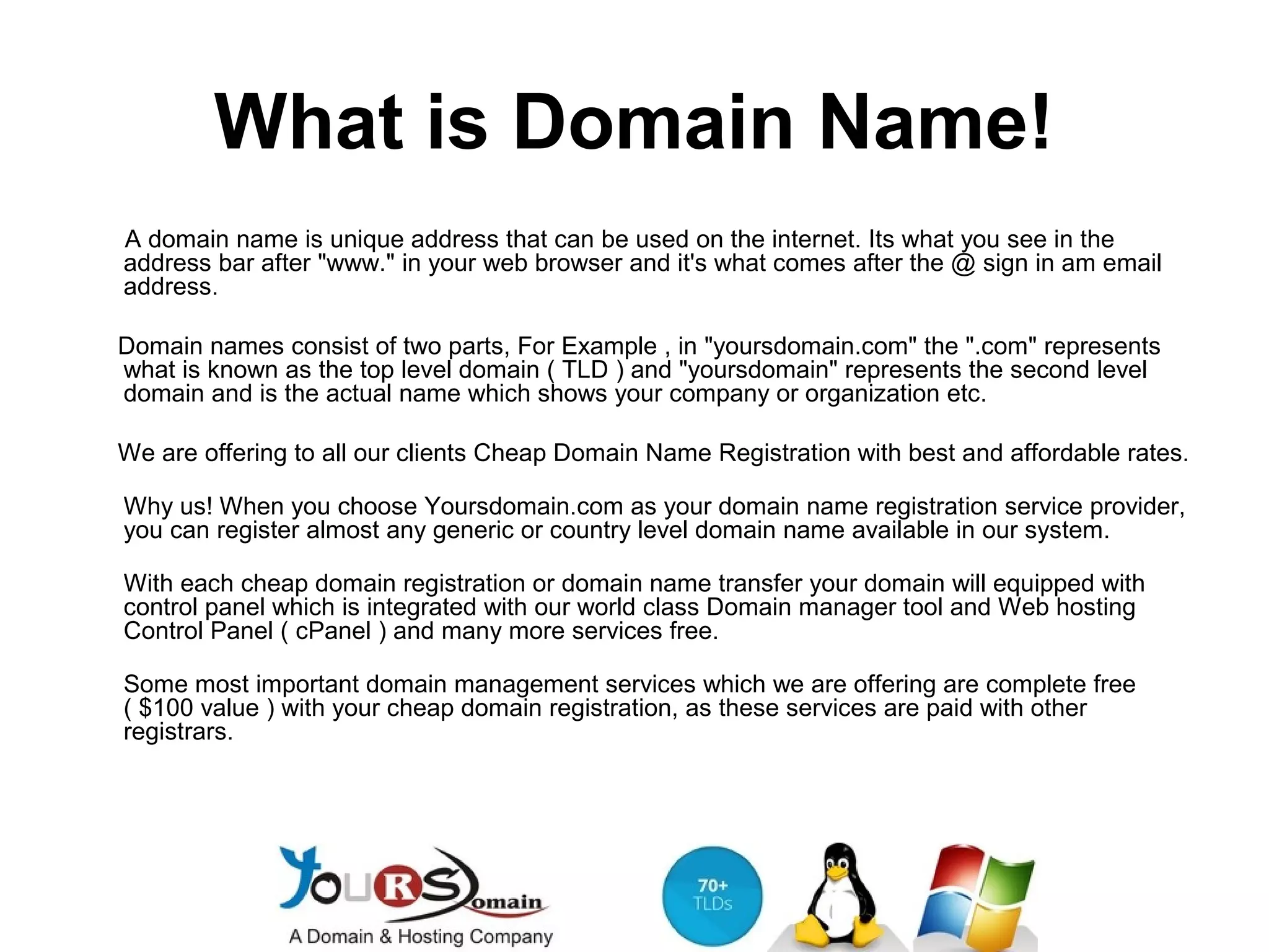 What is domain name! | PPT