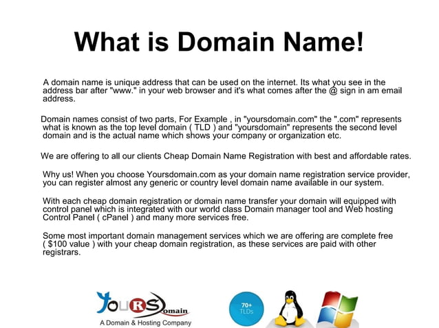 What is domain name! | PPT