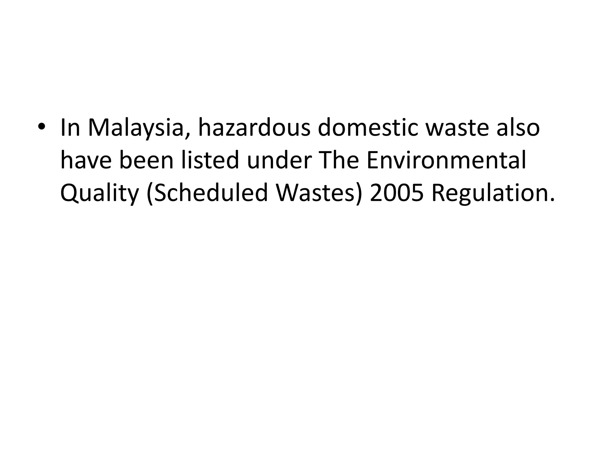 What is domestic waste | PPTX