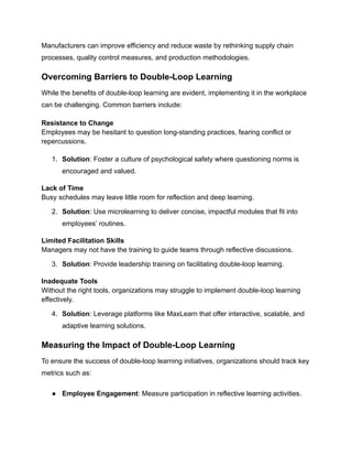 What Is Double-Loop Learning and Why It Matters for Workforce ...