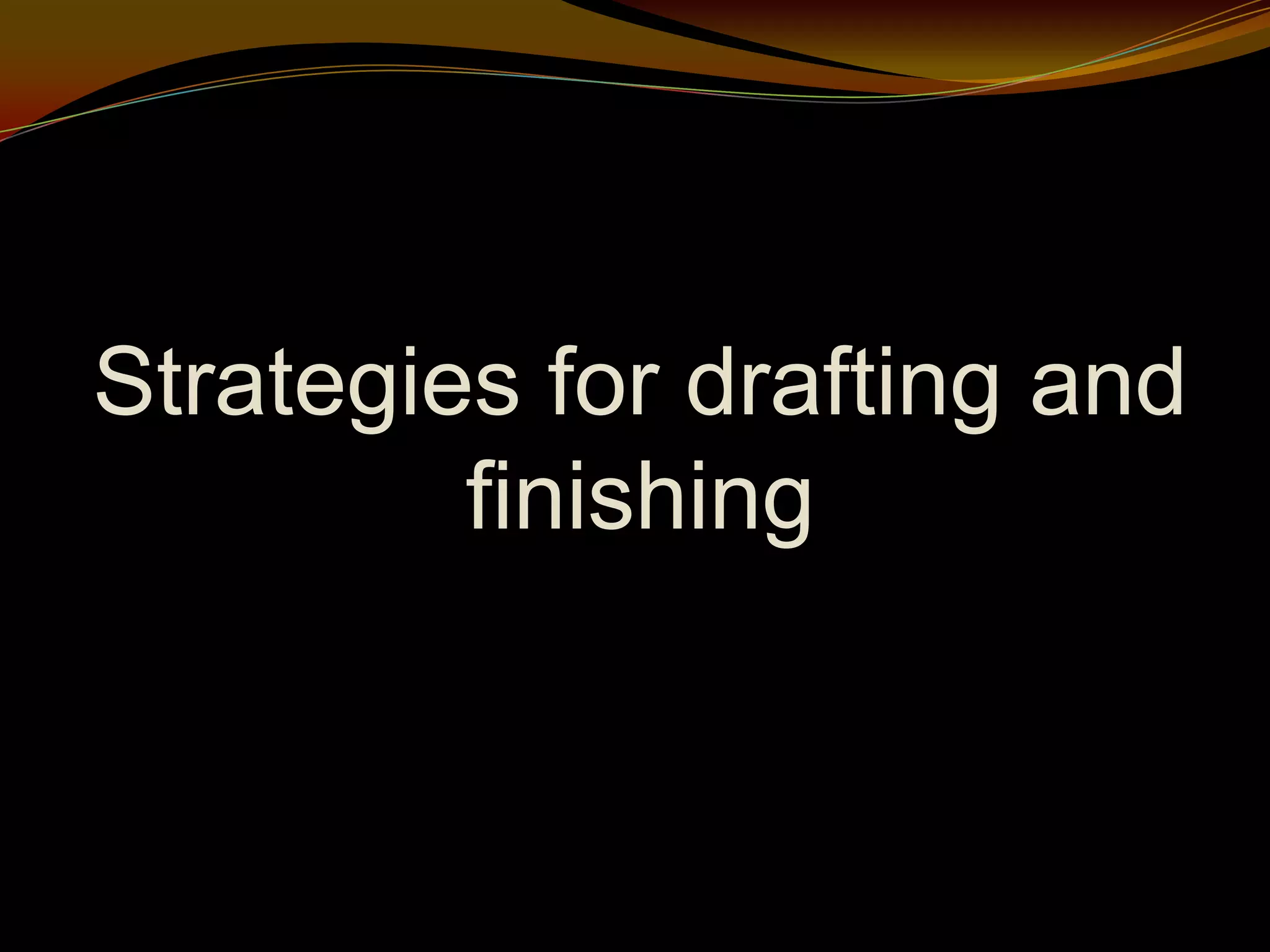 What is drafting | PPTX