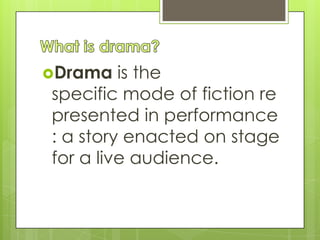 What is drama | PPT