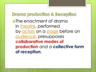 What is drama | PPT