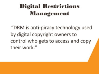 What is DRM? | PPT