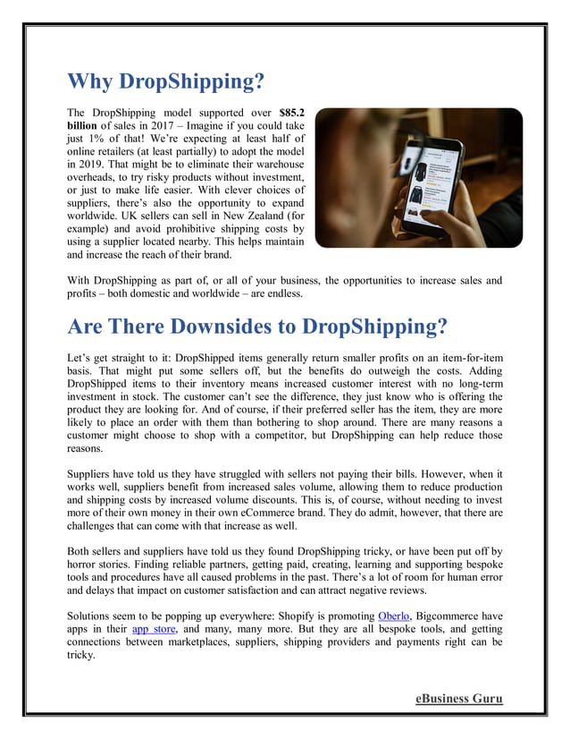 What is DropShipping? | PDF