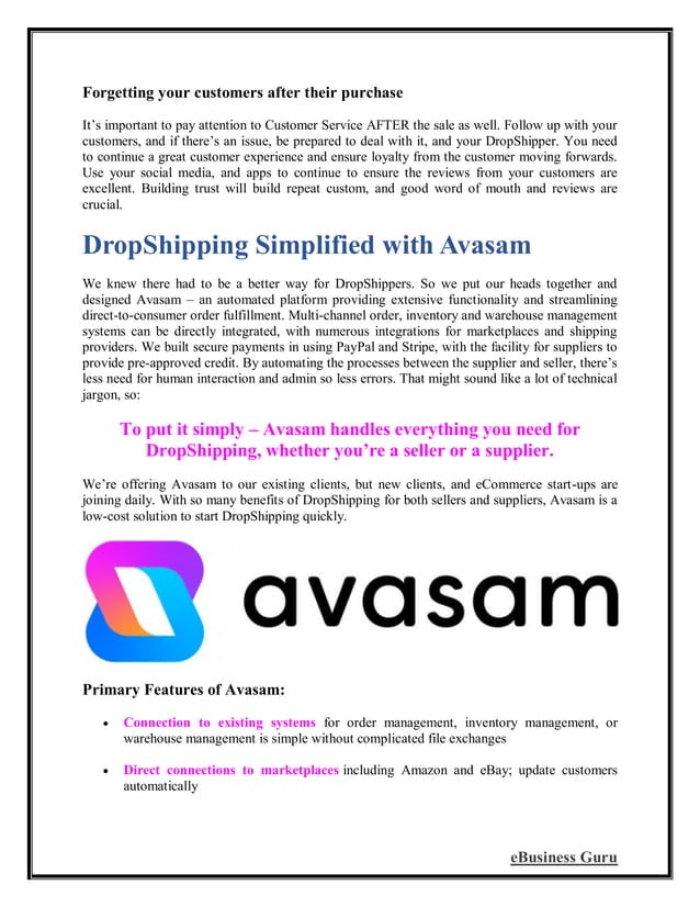 What is DropShipping? | PDF