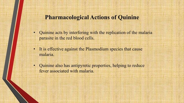 What Is Drug Quinine / chemistry presentation.pptx