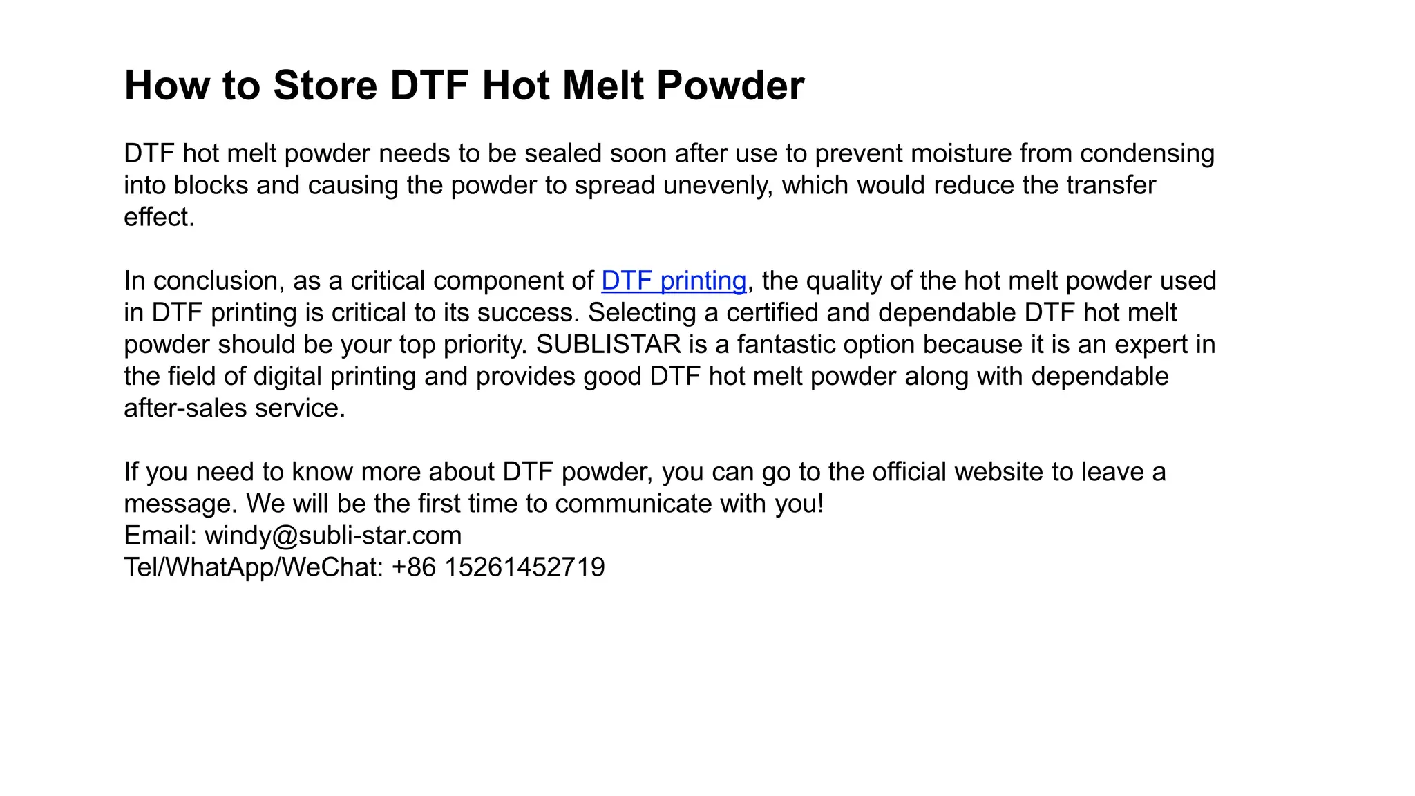 What is DTF Hot Melt Powder.pptx