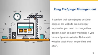 What is Dynamic Website and its Benefits | PPT