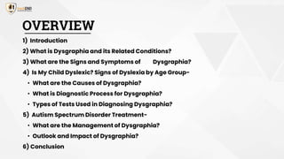What is Dysgraphia and Treatment? Symptoms& more | PPT