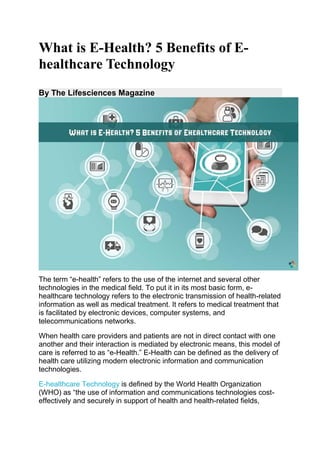 what is e-health.pdf