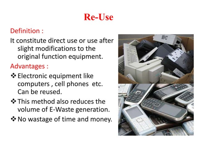 E-waste DEFINITION, SOURCES, EFFECTS AND MANAGEMENT | PPTX ...