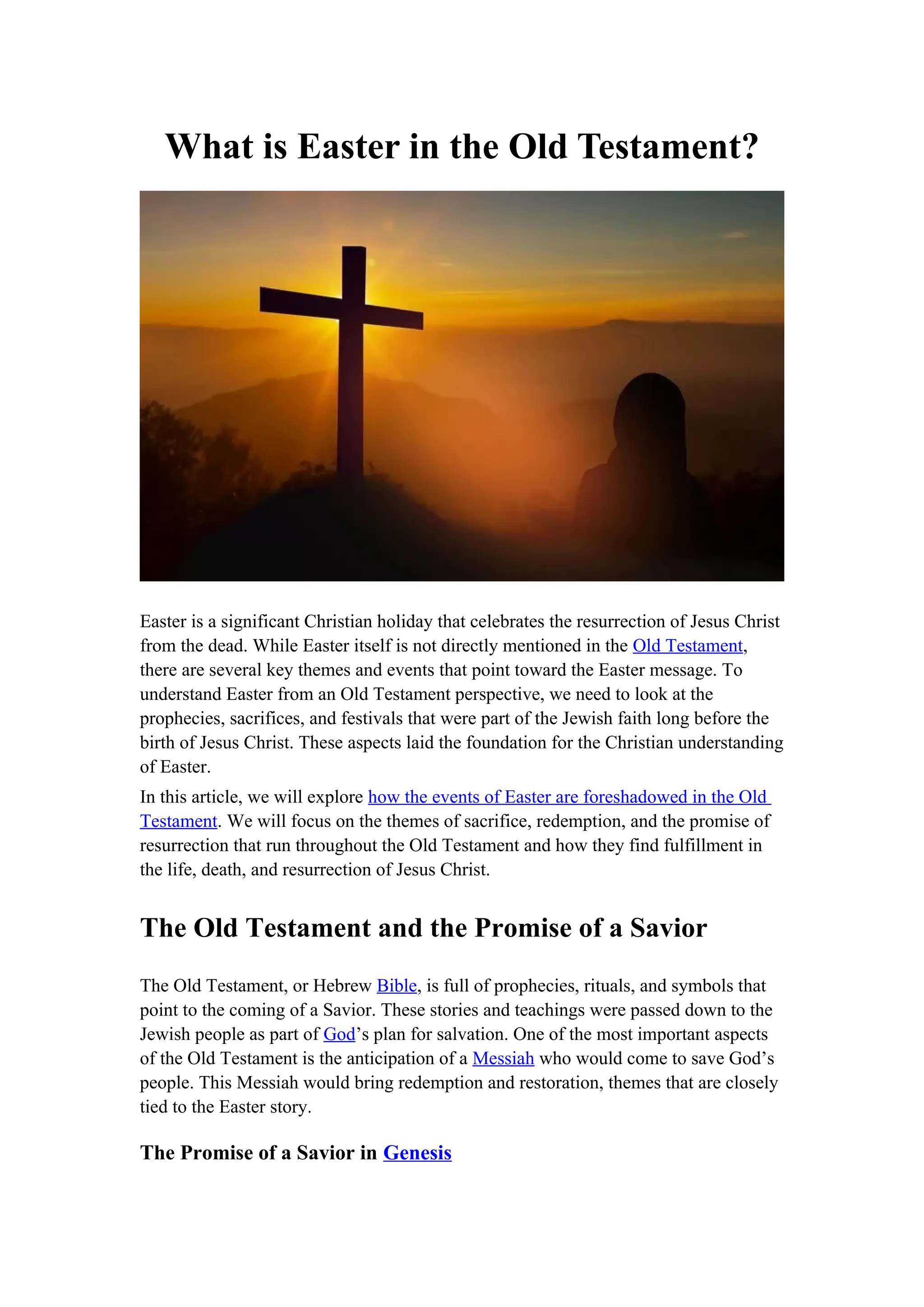 What is Easter in the Old Testament.docx