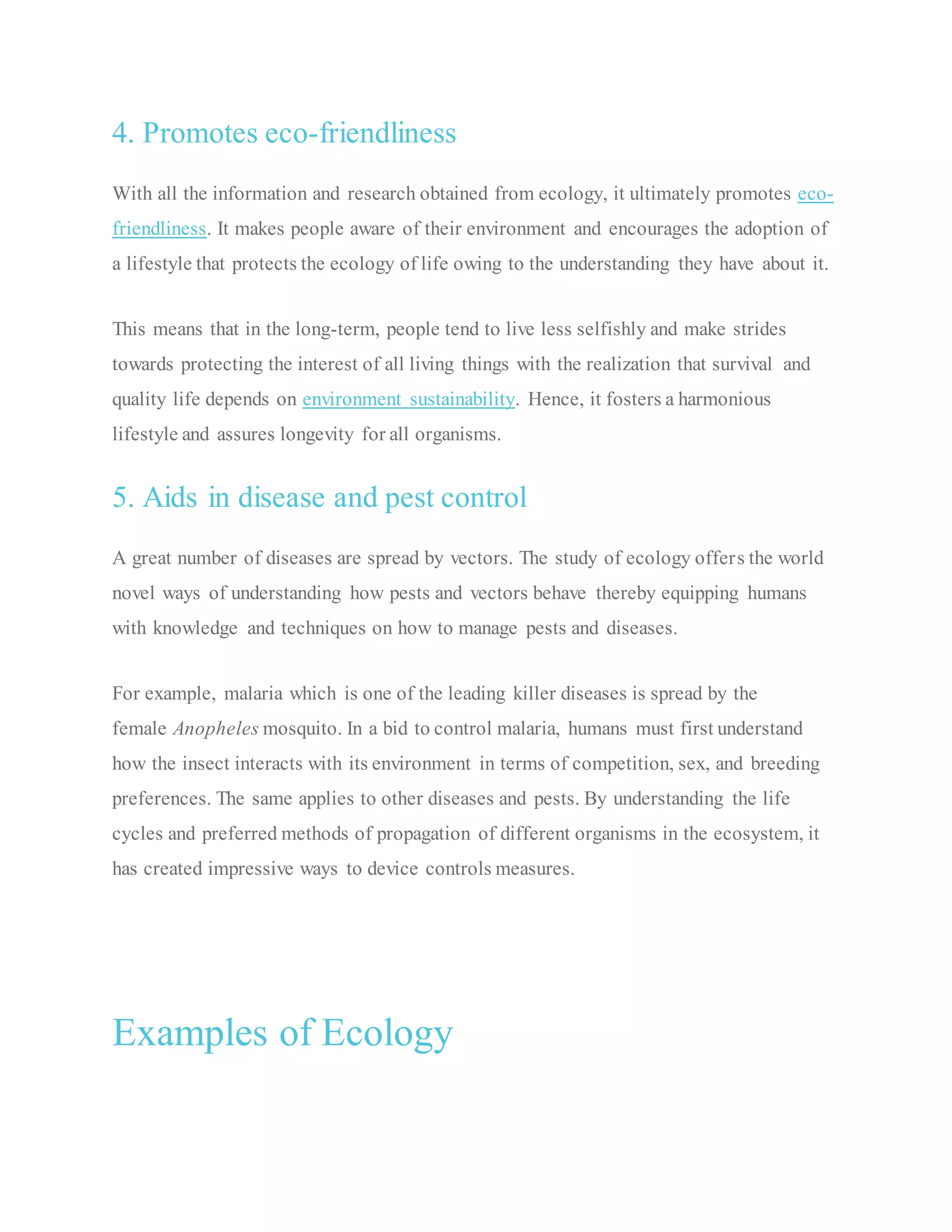 What is ecology | PDF