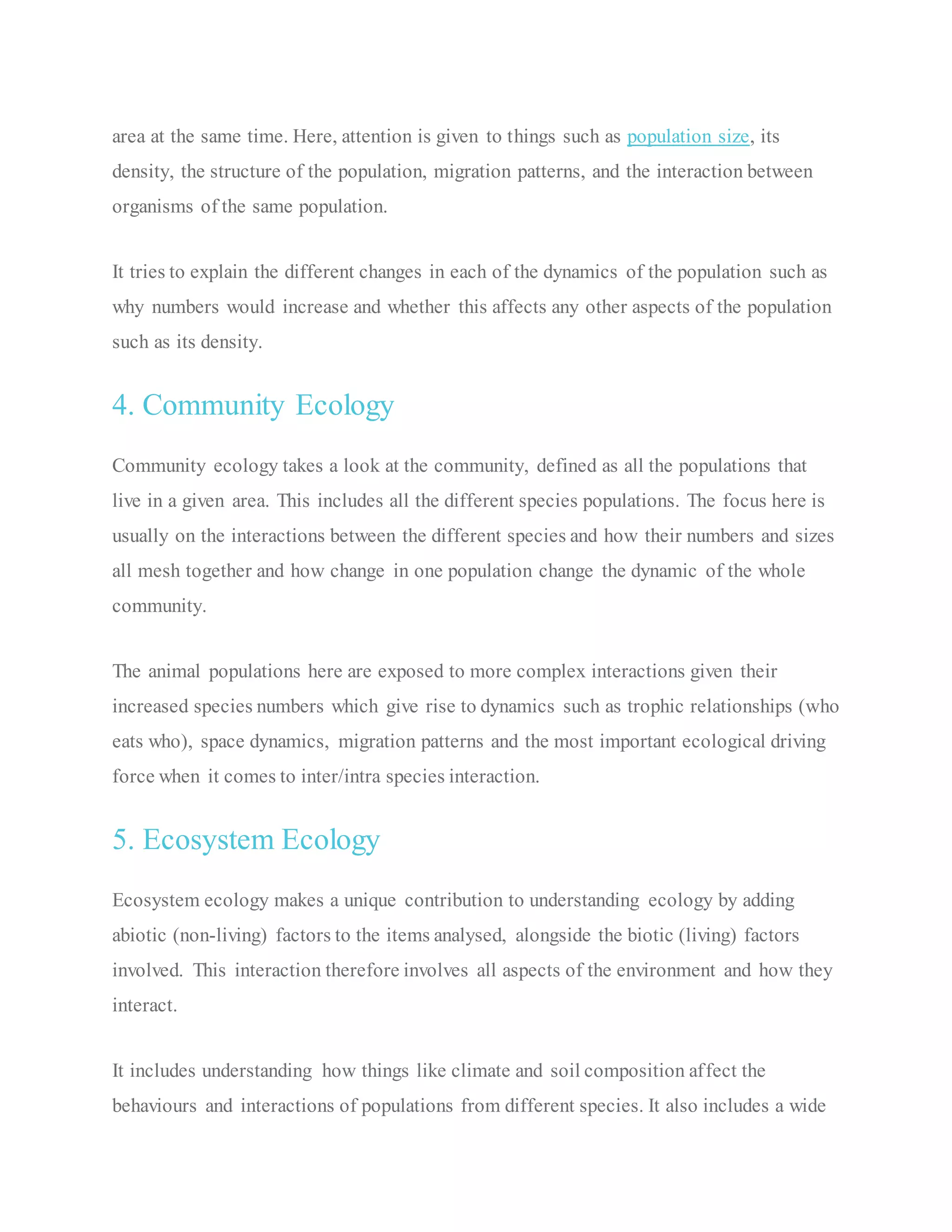 What is ecology | PDF