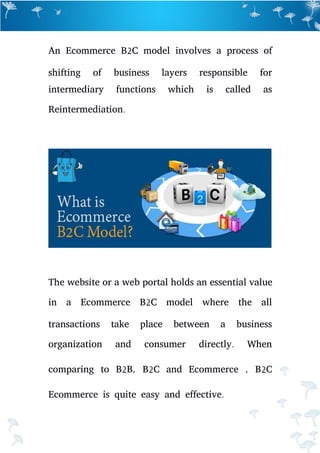 What Is Ecommerce B2C Model ? | PDF