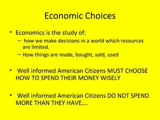 What Is Economics | PPT