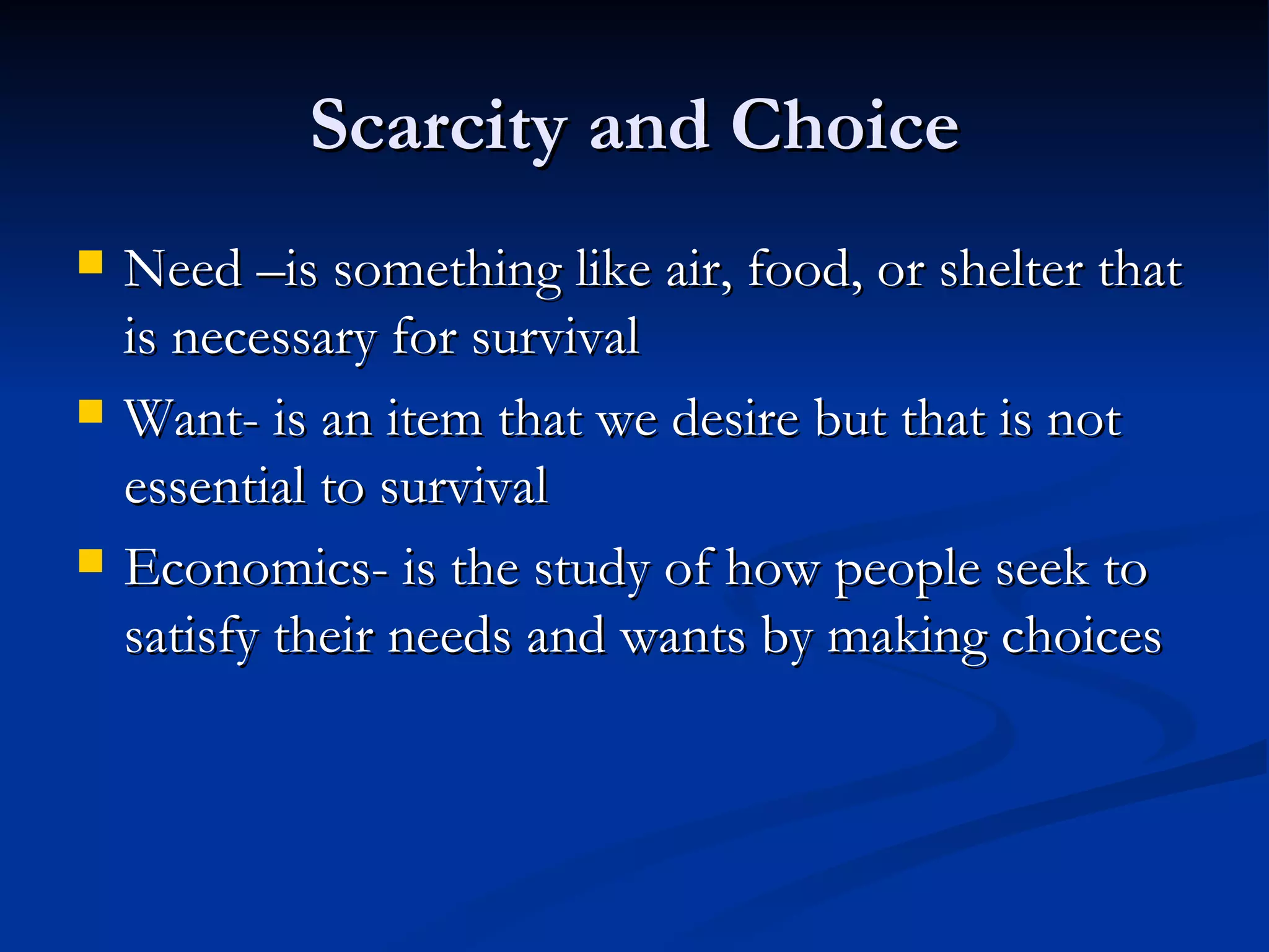 What Is Economics | PPT