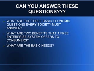 WHAT IS ECONOMICS? | PPTX