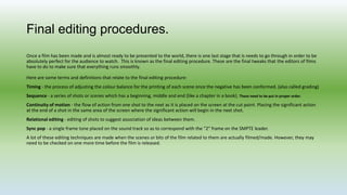 What is editing? | PPTX