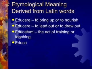 What Is Education | PPT