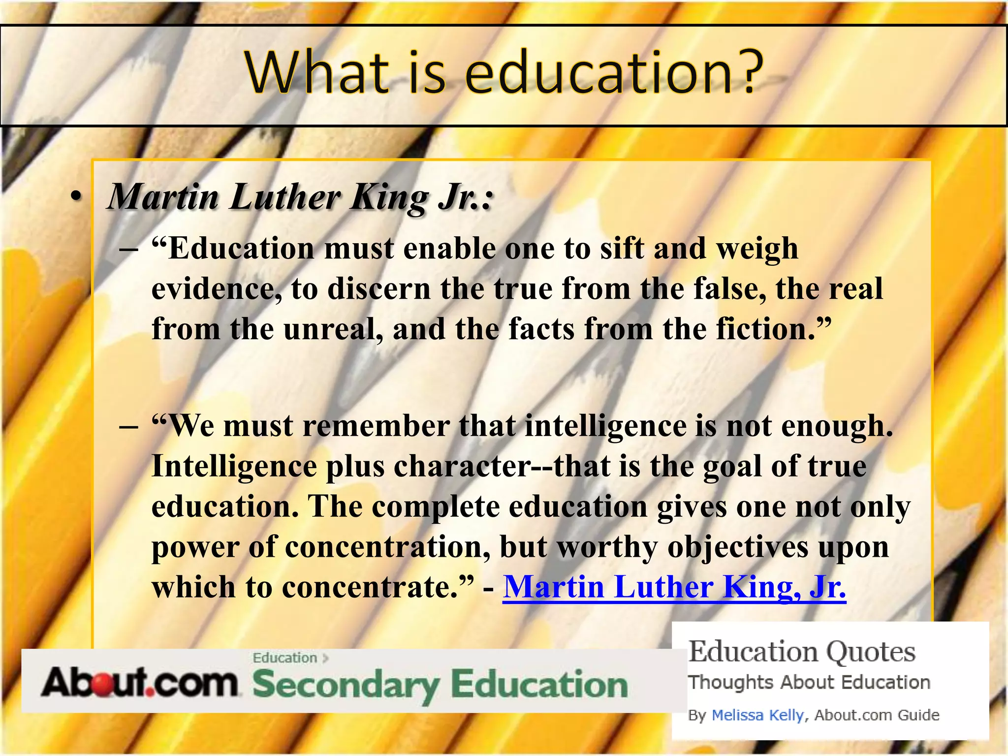 What is education? | PPTX