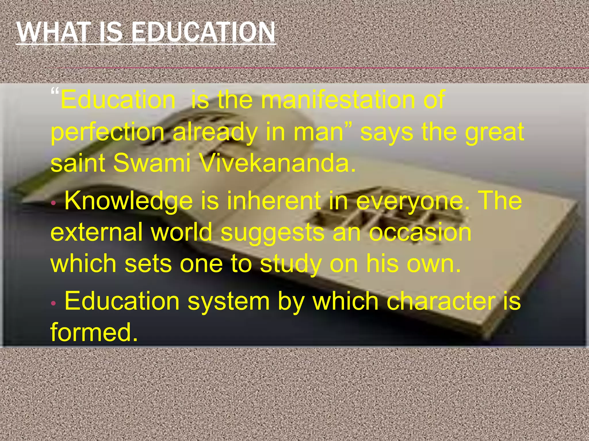 What is education ? | PPT