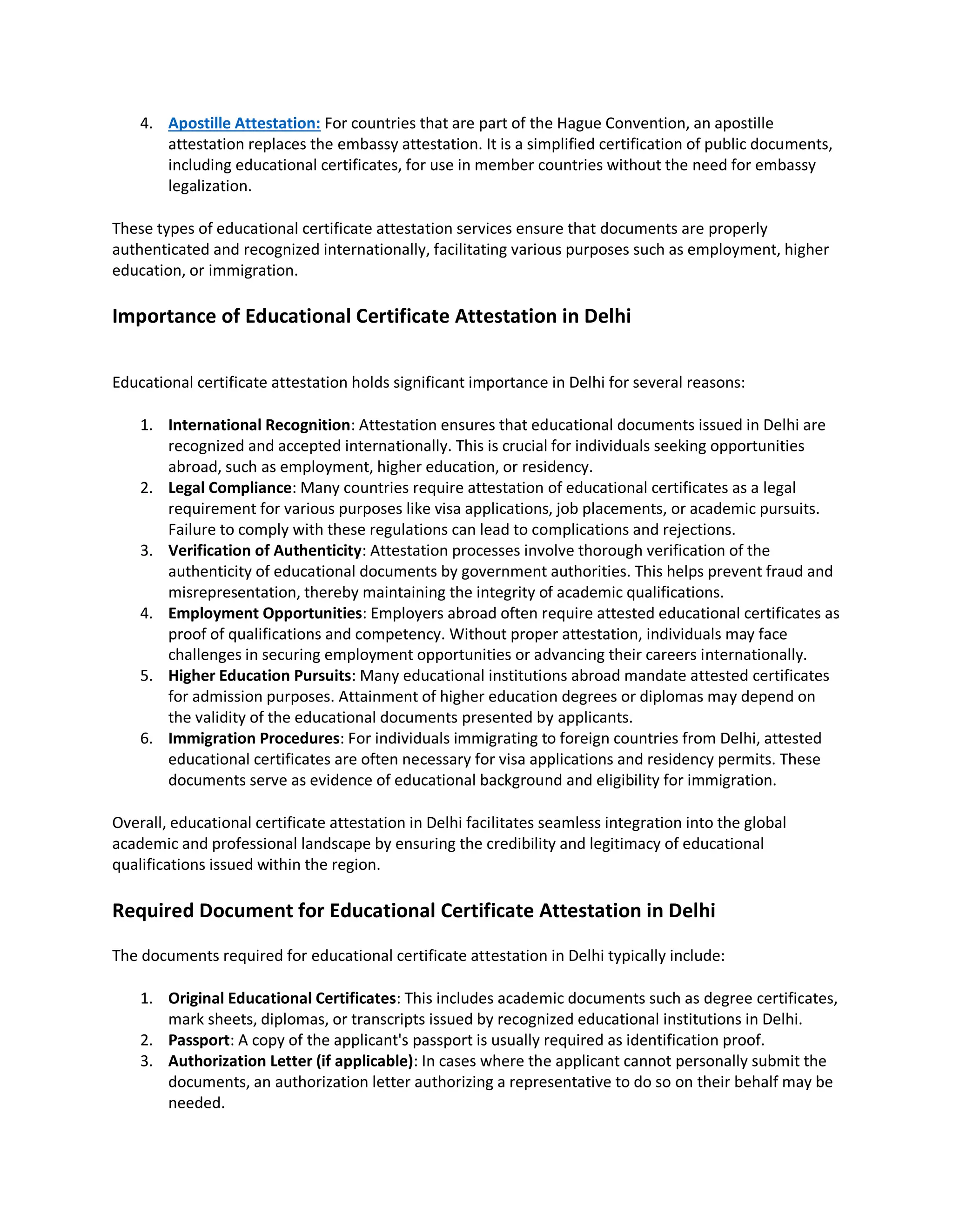 What is Educational Certificate Attestation in Delhi.pdf