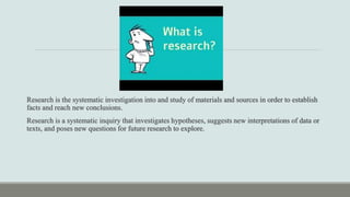 What is educational research | PPT
