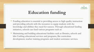 what is education funding usa ppt.pptx