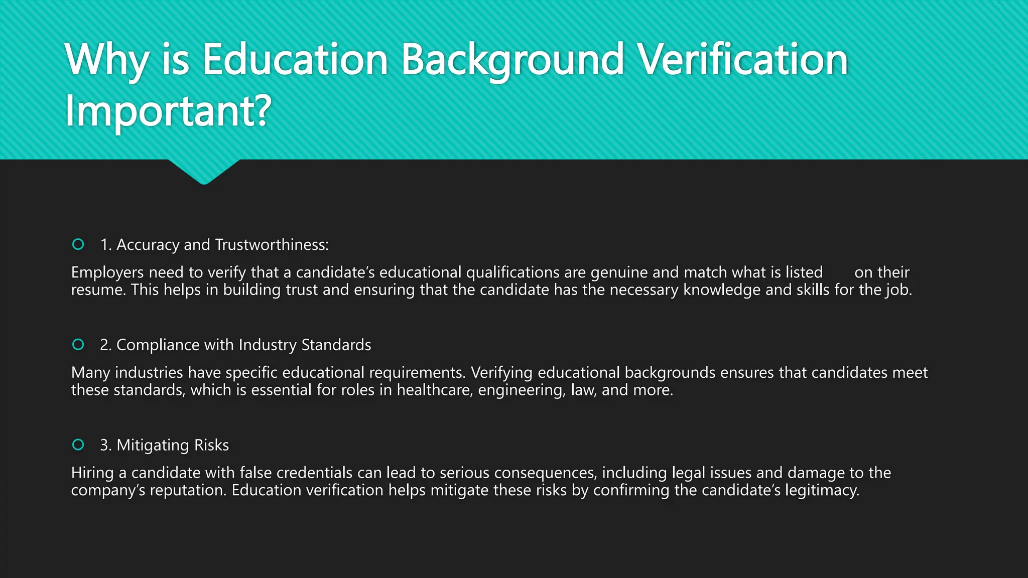 What is Education Background Verification? | PPTX