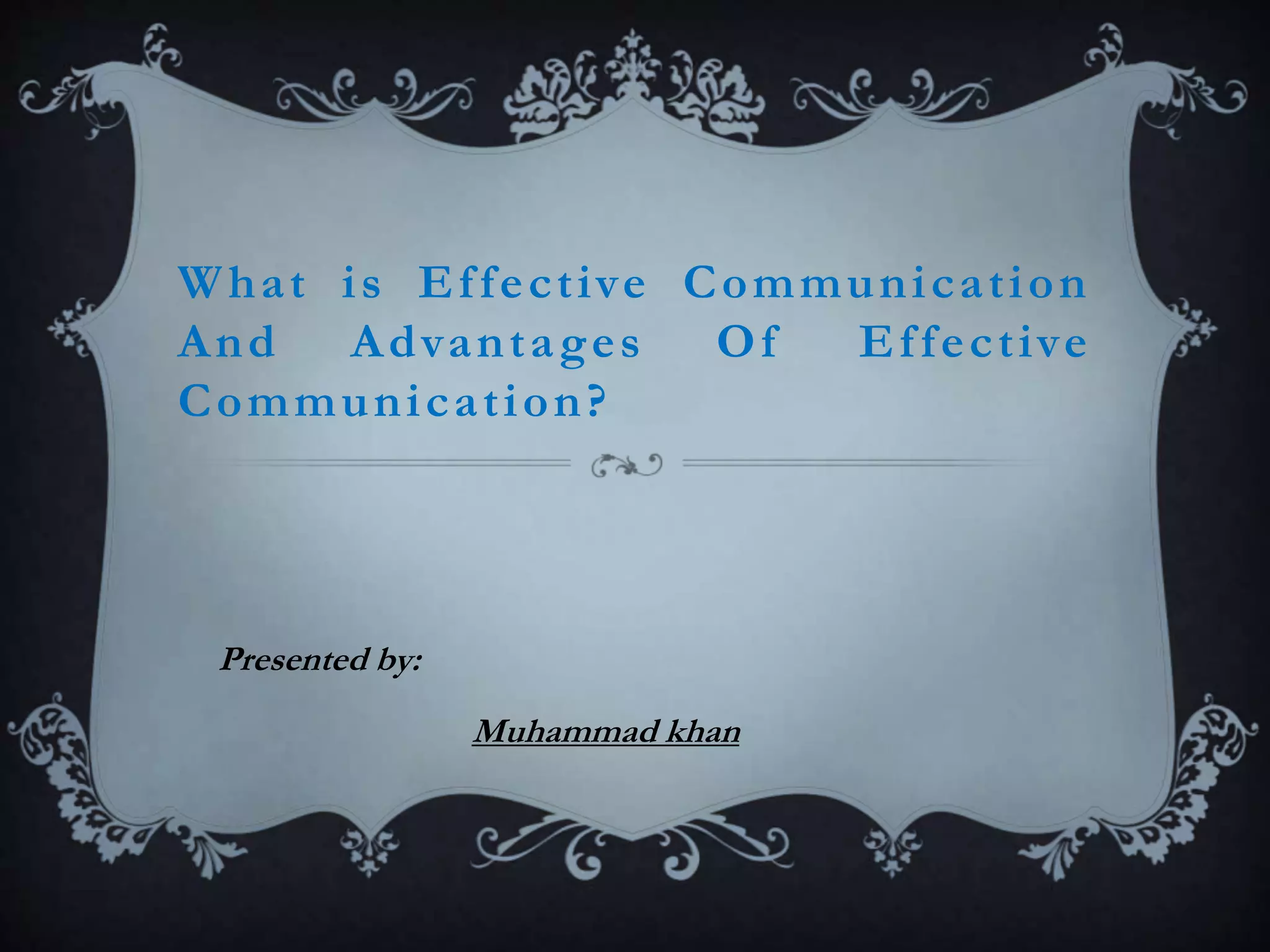 What is Effective Communication And Advantages Of Effective ...