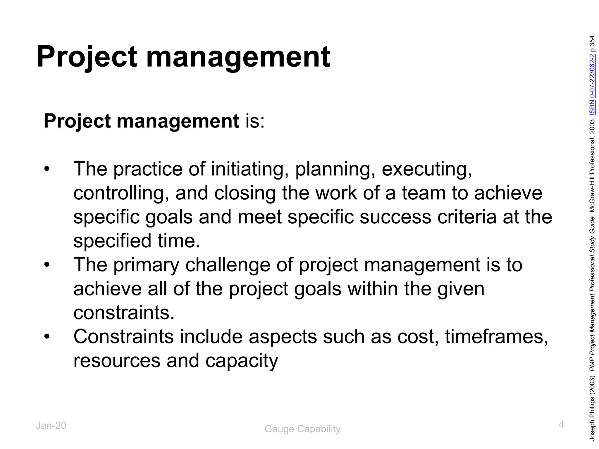 What is effective project management? | PDF