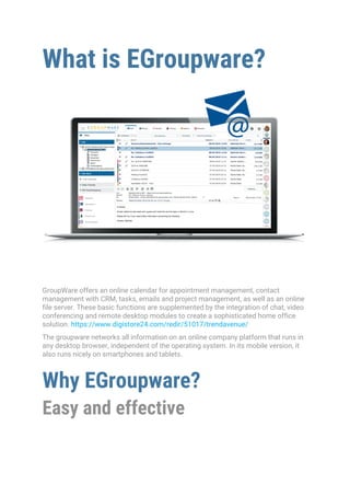 What is e groupware | PDF
