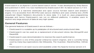 What is Elasticsearch ? | PPT