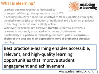 What is elearning? | PPTX